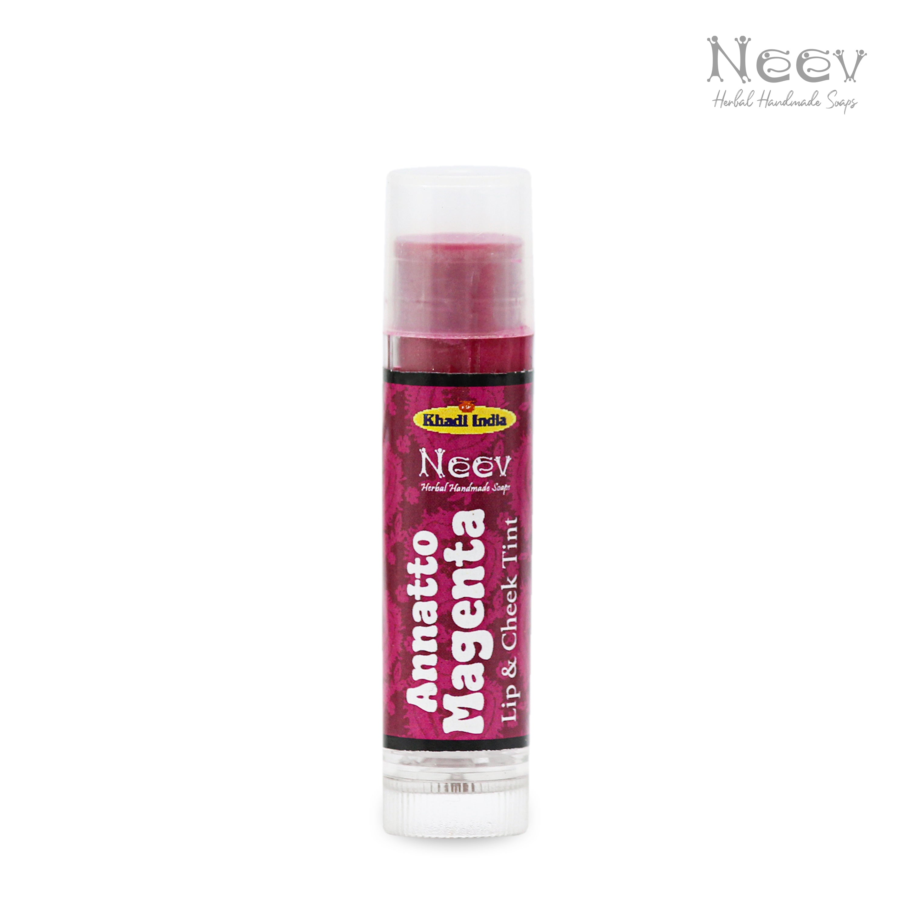 ZERO CHEMICAL ANNATTO MAGENTA LIP & CHEEK TINT – Neev Herbal Handmade Soaps