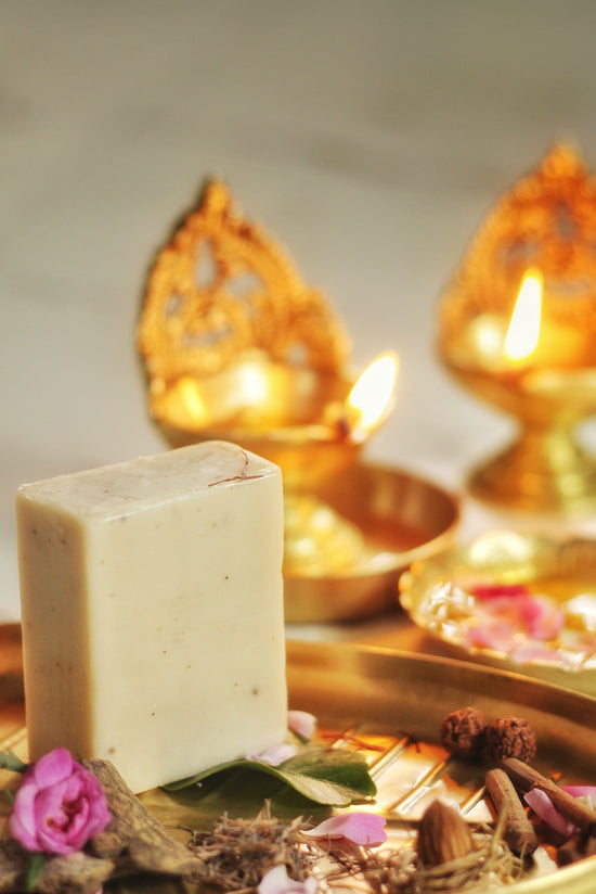 Kumkumadi Face Wash Soap Bar Saffron and Jasmine – Neev Herbal Handmade ...