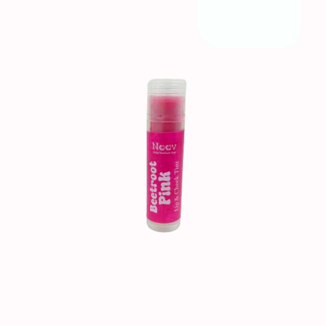Beetroot Lip and cheek Tint-Pink – Neev Herbal Handmade Soaps